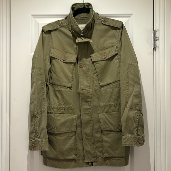 J. Crew | Jackets & Coats | Jcrew Green Cargo Jacket | Poshmark